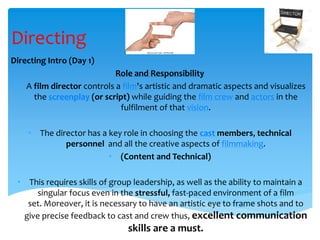 Directing Basic Day 1 - Day 2.pptx