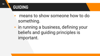 Directing, guiding, and leading | PPTX