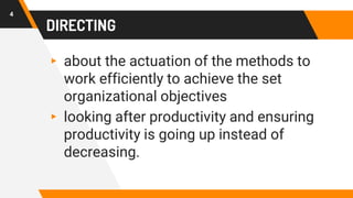 Directing, guiding, and leading | PPTX