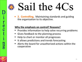 Directing in a Cooperative | PPT