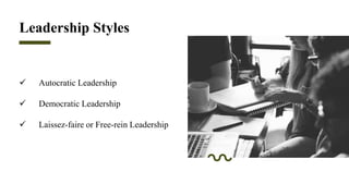 Directing & Leadership | PPT