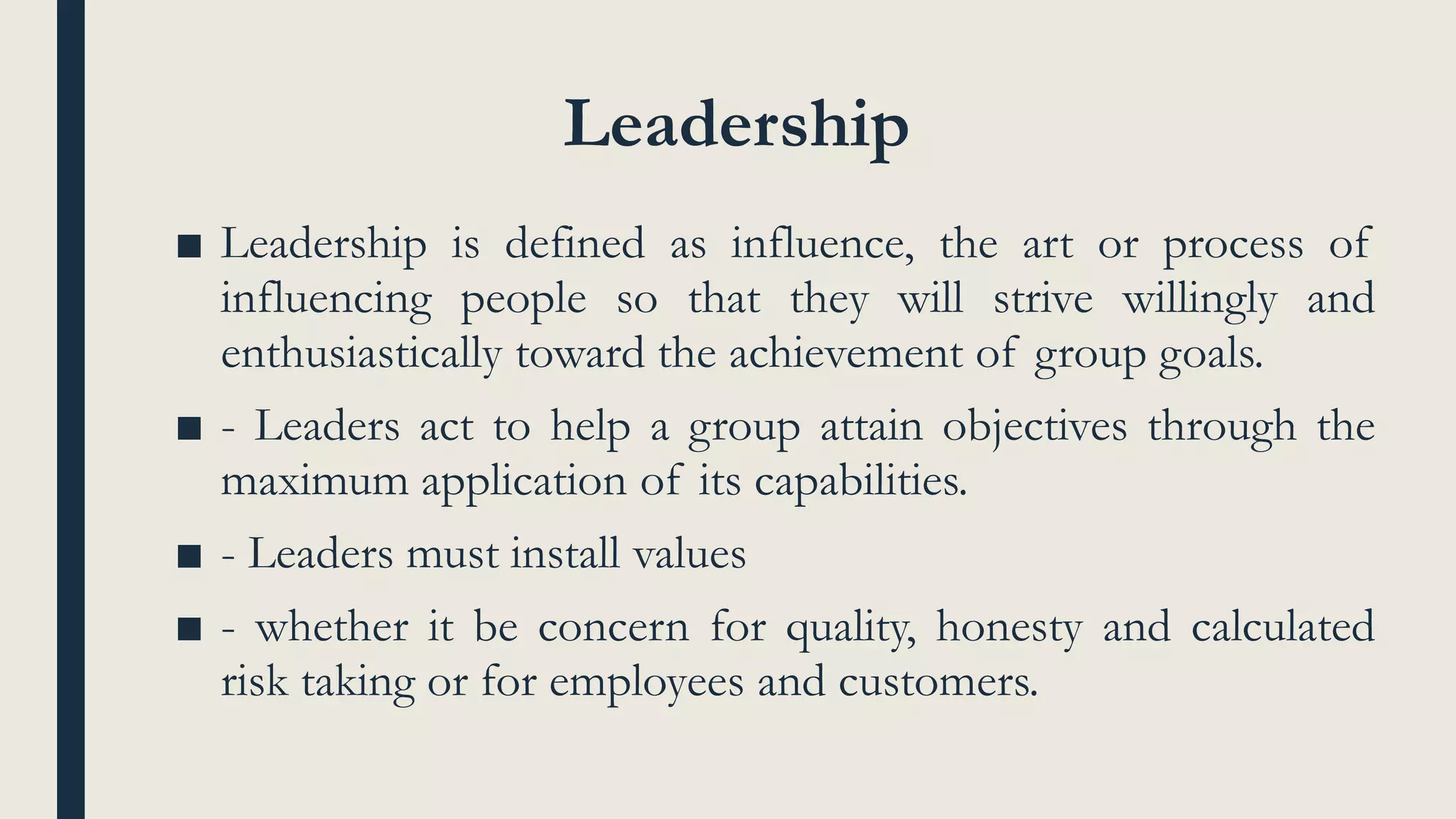 Directing or leading | PPTX