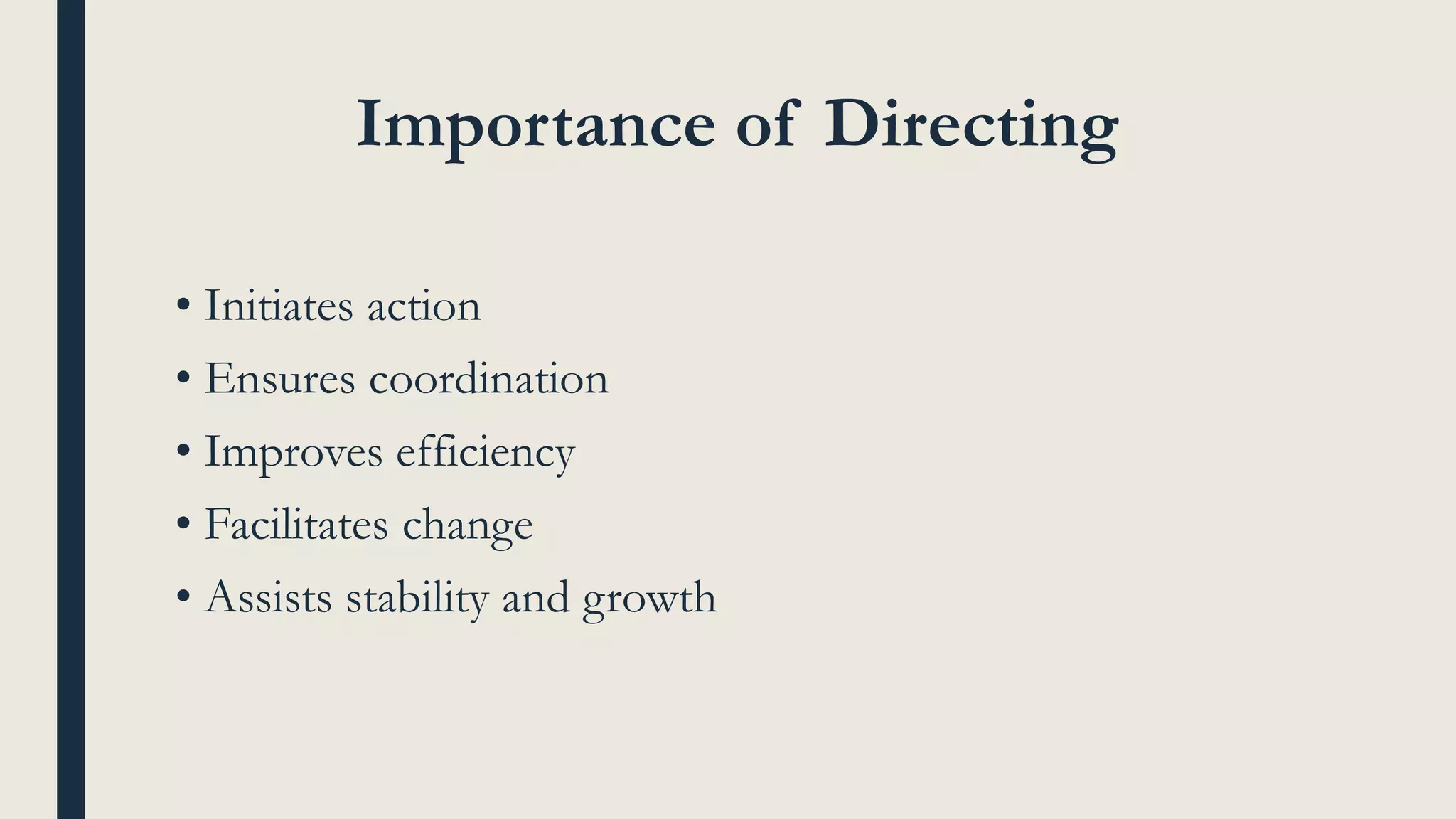 Directing or leading | PPTX