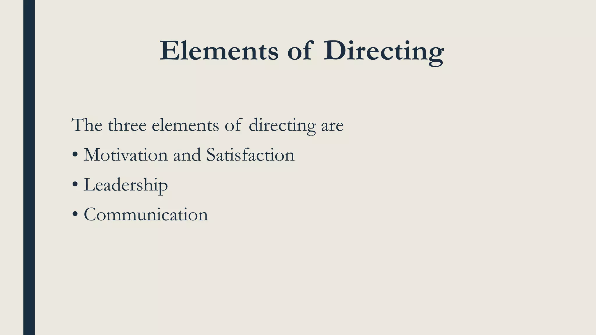 Directing or leading | PPTX