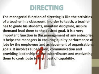 Directing ppt | PPTX