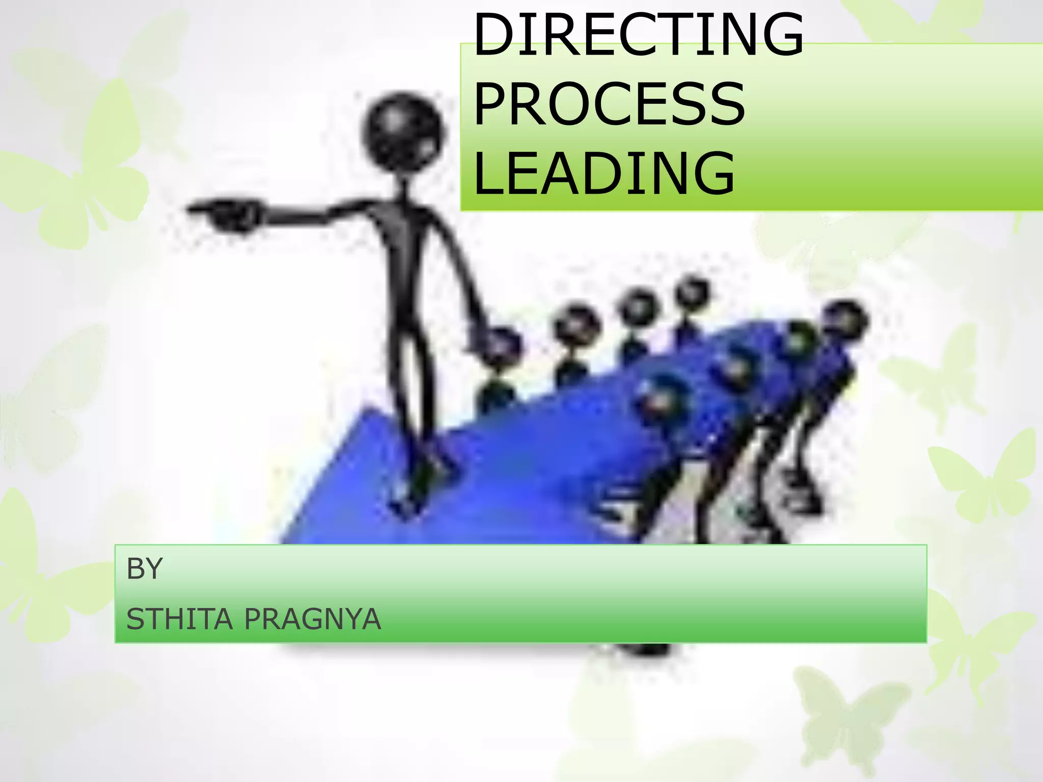 Directing process nursing management | PPTX