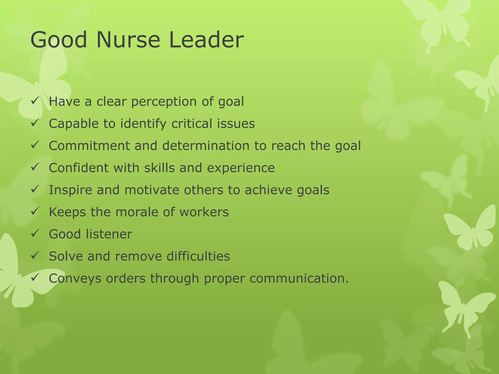 Directing process nursing management | PPTX