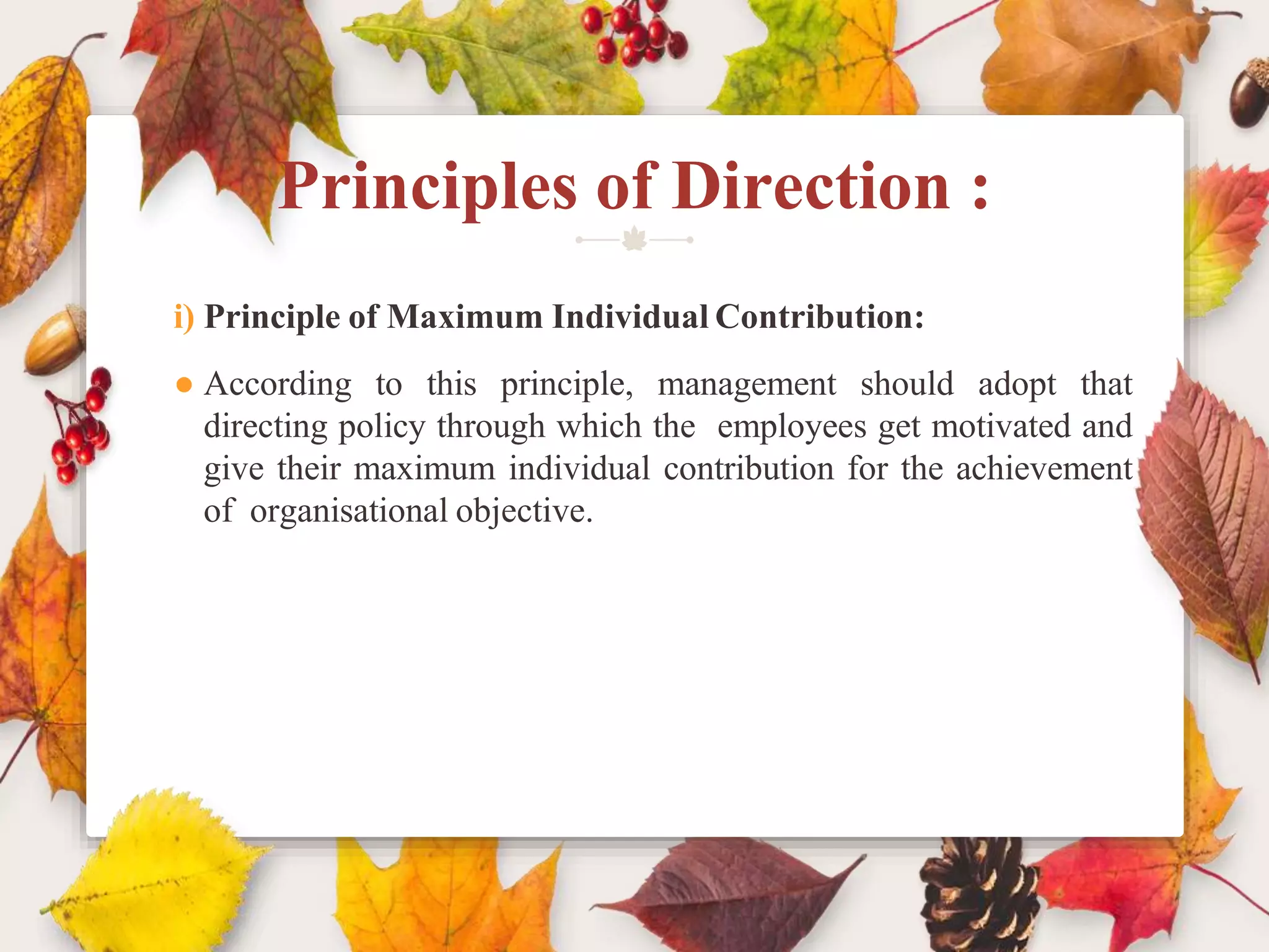 Directing process | PPTX