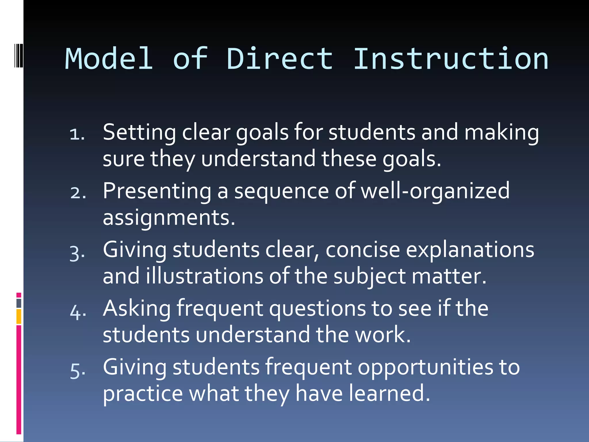 Direct instruction | PPT