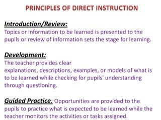 Direct instruction | PPTX