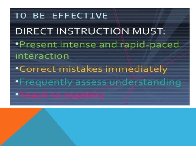 DIRECT INSTRUCTION.pptx | Education