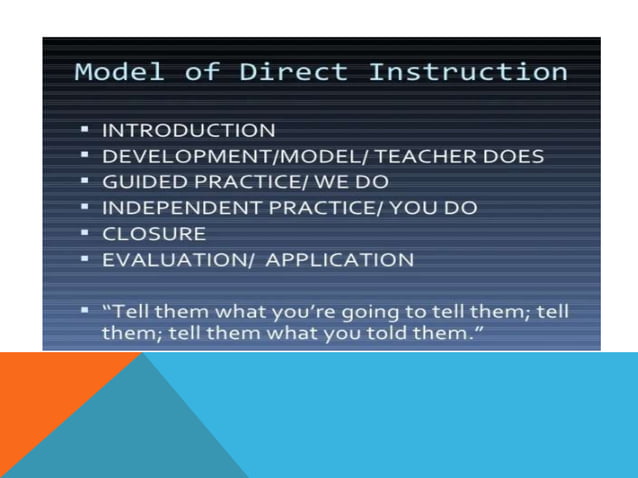 DIRECT INSTRUCTION.pptx | Education