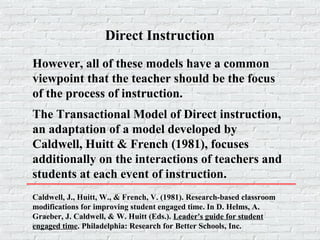 ST101: Direct Instruction | PPT