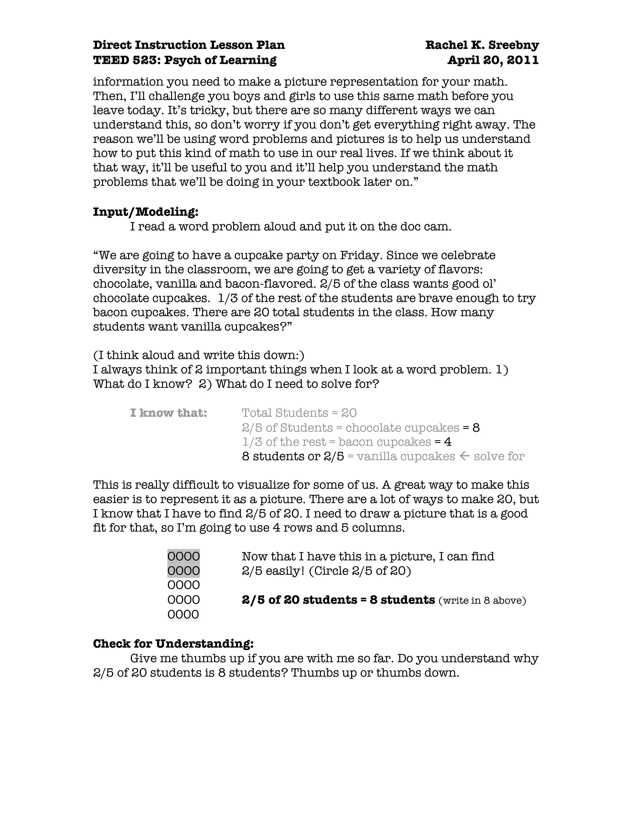 Direct instruction lesson_to_print | PDF