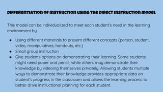 Direct Instruction Model | PPTX