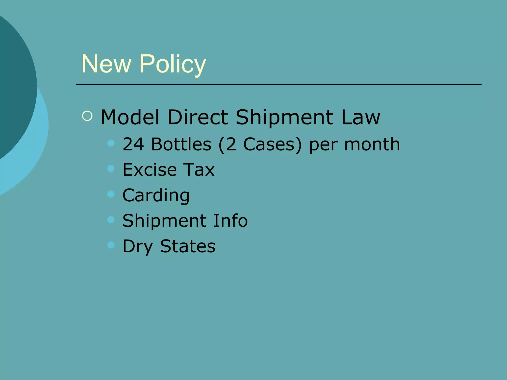 Direct Interstate Wine Shipment | PPT