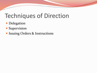 Management Direction | PPT