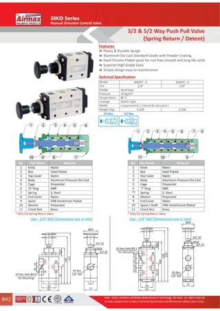 directional control valve | PDF