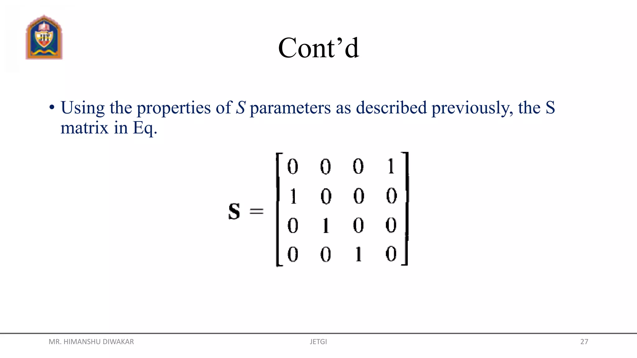 Directional couplers 22 | PPTX