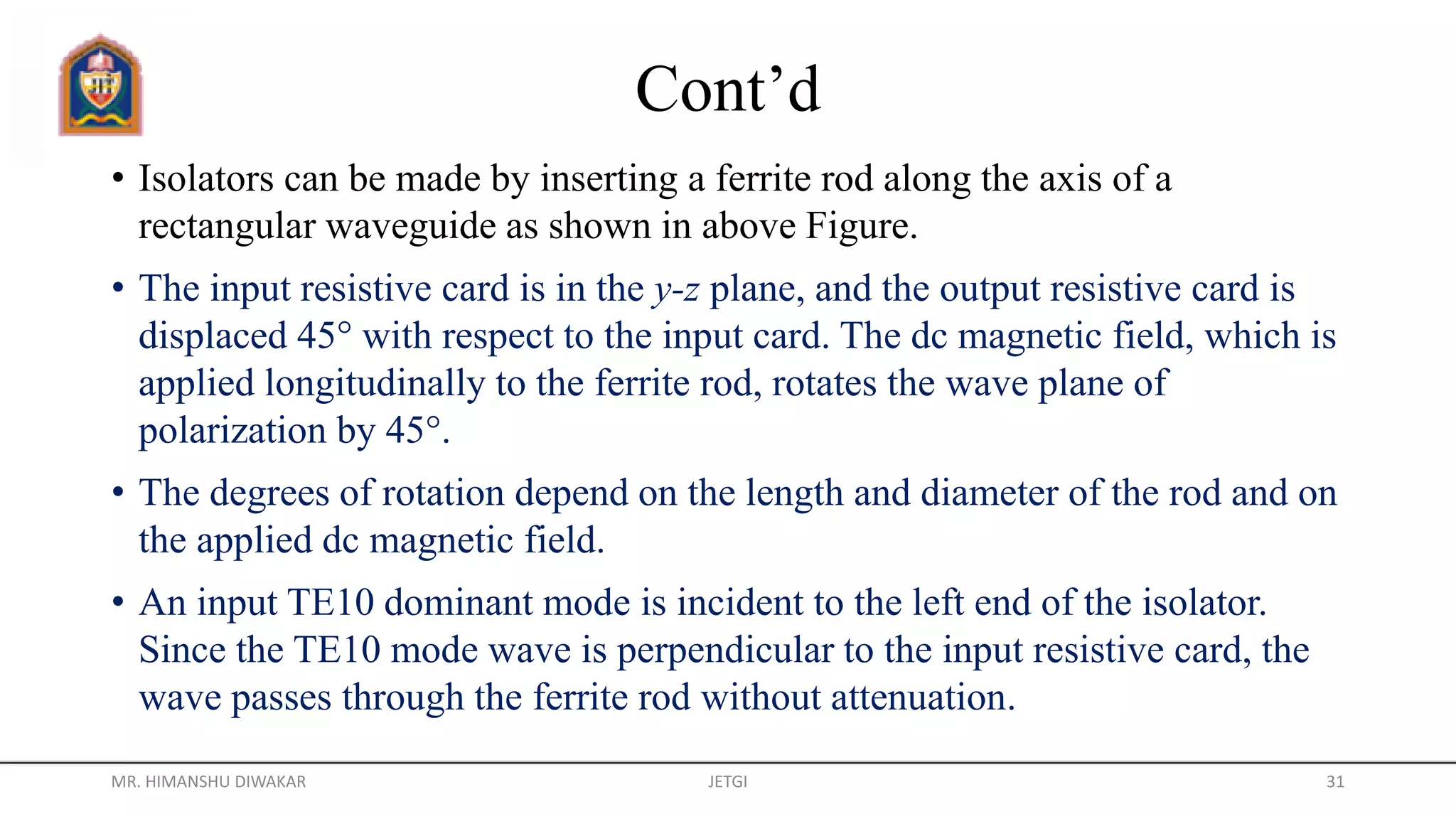 Directional couplers 22 | PPTX