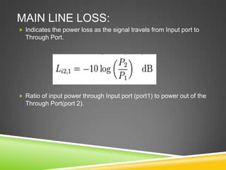 Directional couplers ppt for microwave engineering | PPTX