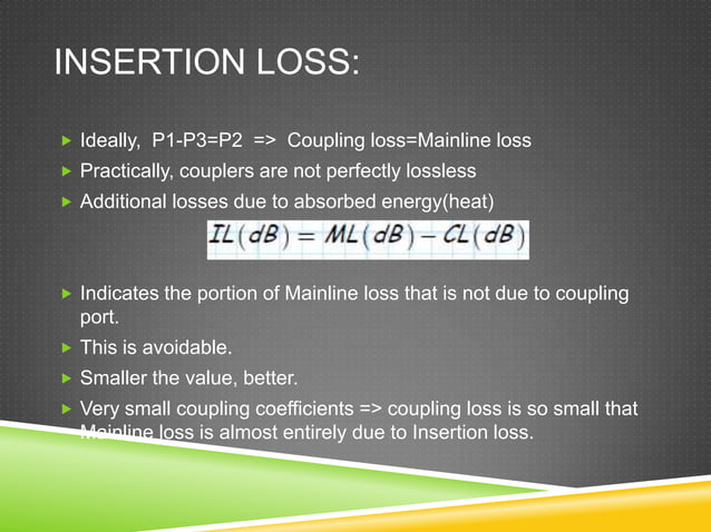 Directional couplers ppt for microwave engineering | PPTX
