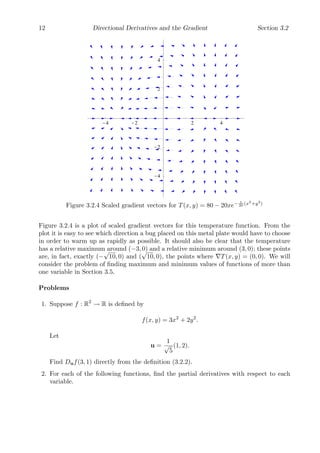 Directional derivative and gradient | PDF