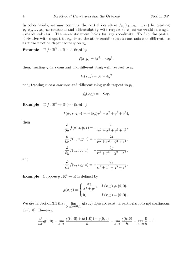 Directional derivative and gradient | PDF | 3-D Graphics | Computer ...