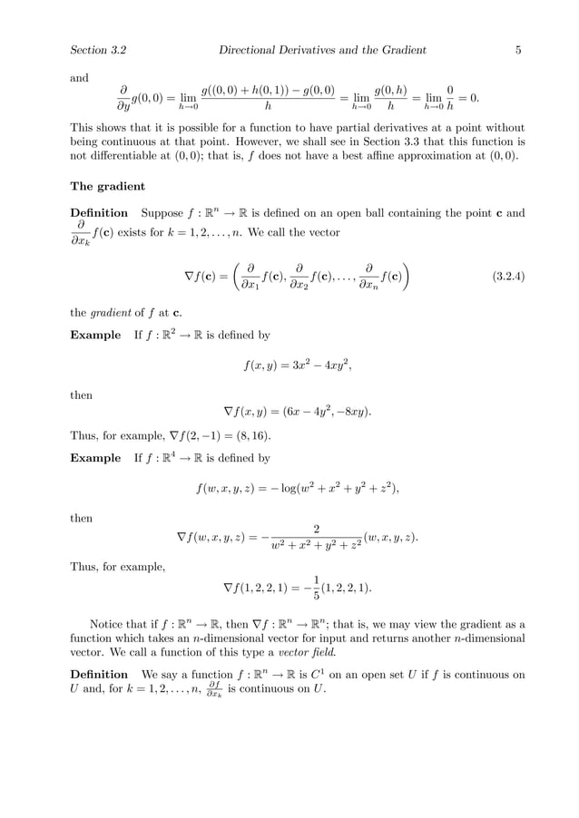 Directional Derivative And Gradient Pdf 3 D Graphics Computer Software And Applications