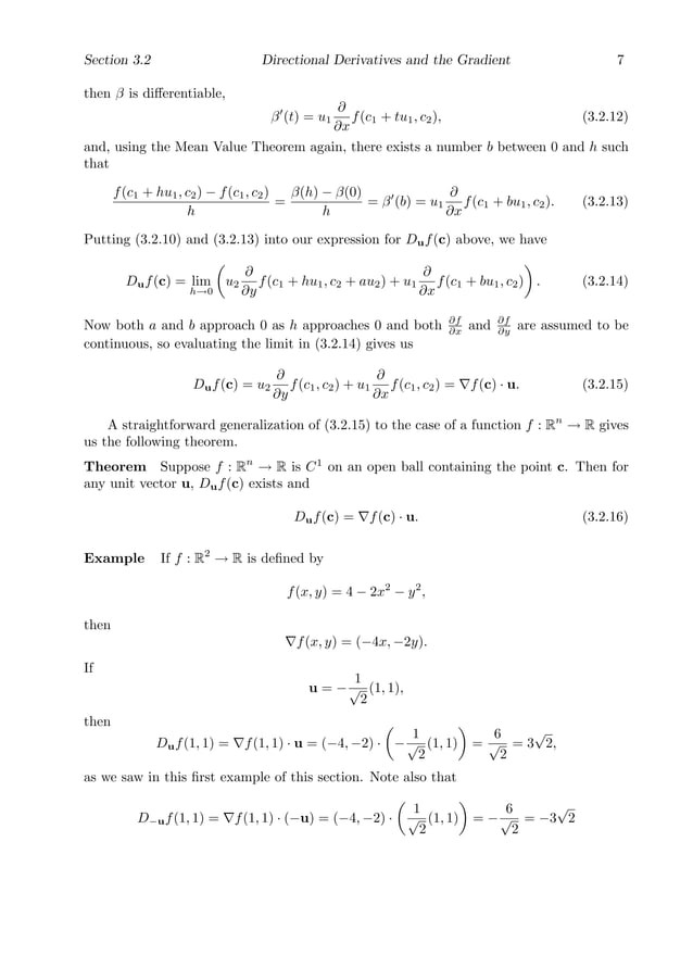 Directional Derivative And Gradient Pdf 3 D Graphics Computer Software And Applications