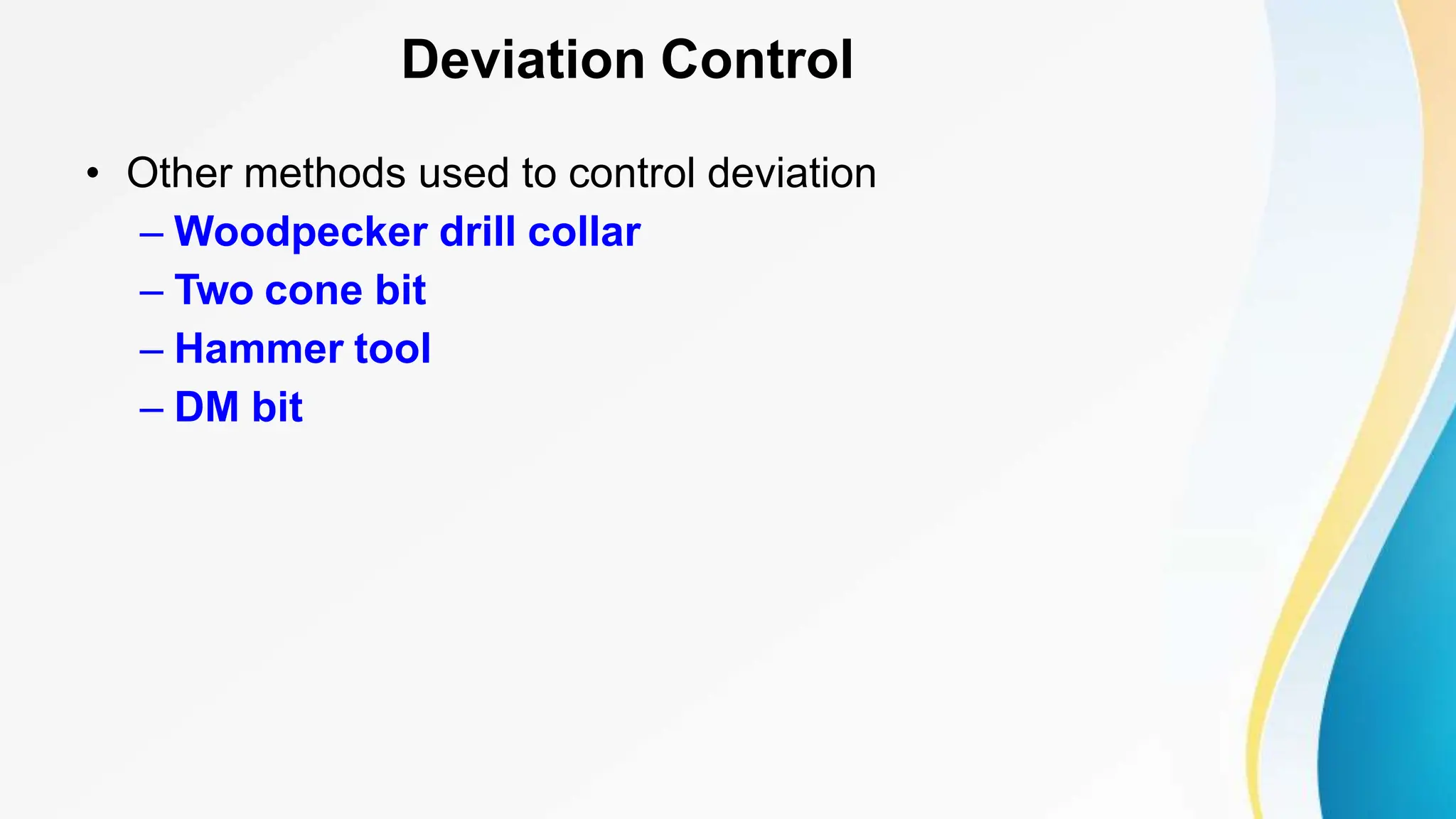 Directional Drilling design,and deviation control | PPT