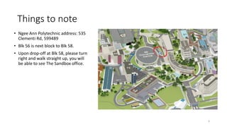 Directional map to The Sandbox @ Ngee Ann Polytechnic | PDF ...