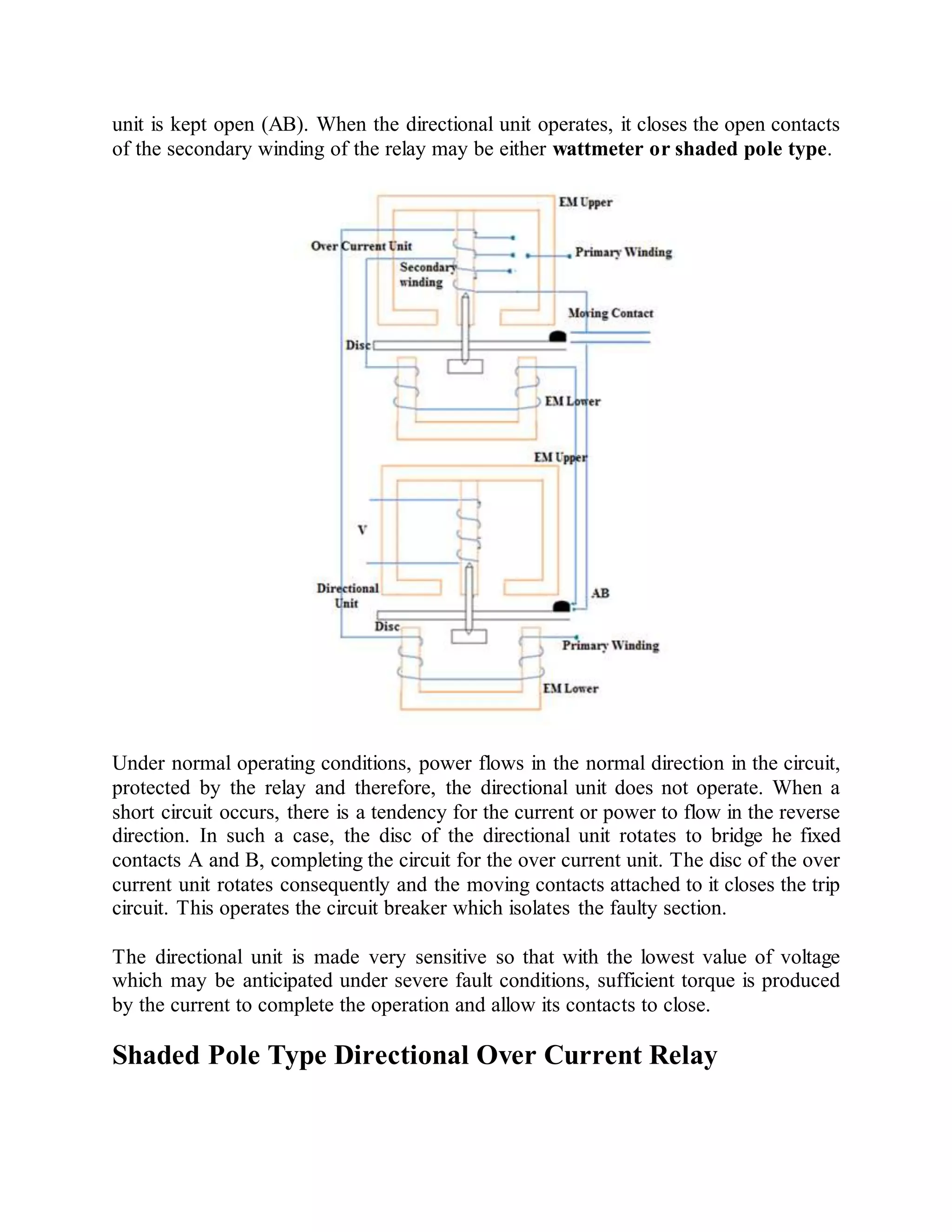 Directional Over Current Relay Docx