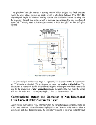 Directional over current relay | DOCX