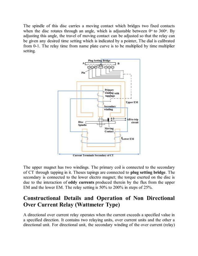 Directional Over Current Relay Docx Physics Science