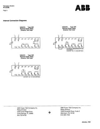 Directional power relay | PDF