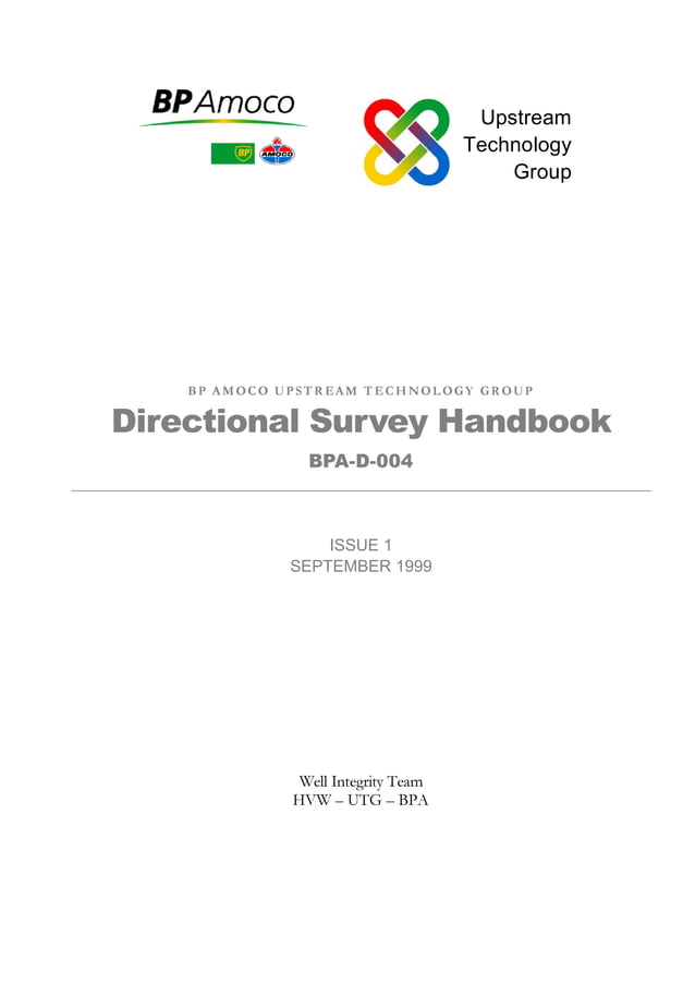 Directional survey hand book | PDF | Geography | Science
