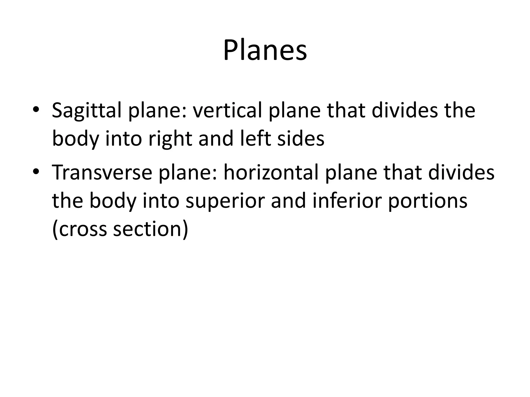 Directional terms | PPTX
