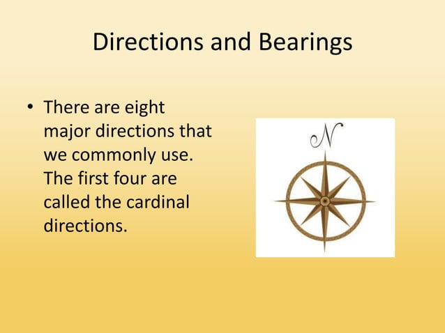 Direction and Bearings | PPTX | Technology & Computing