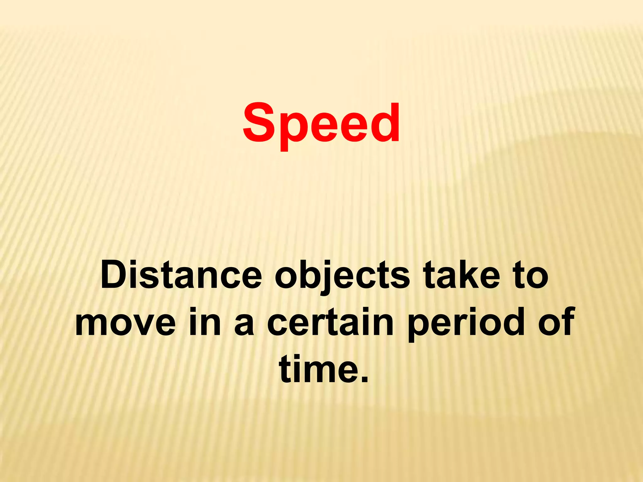 Direction, distance and time | PPTX
