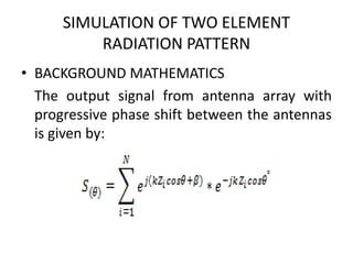 Direction of Arrival (DOA) Estimation With Two Element Antennas | PPTX