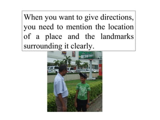 Asking for and giving Directions | PPT