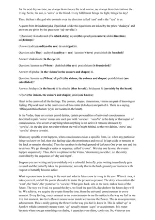 Directions and the Deities, Gestures of the Universal Consciousness | DOCX