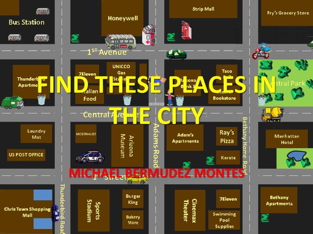 Directions driving-in-the-city-part-2-fun-activities | PPT