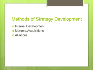 Directions and methods of strategy development | PPTX | Bankruptcy ...