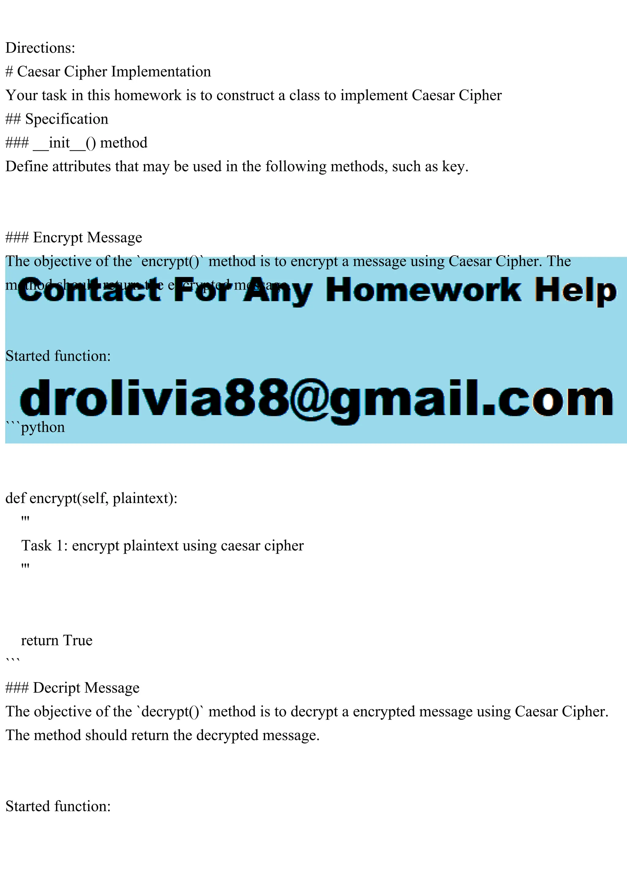 Directions# Caesar Cipher ImplementationYour task in this homew.pdf