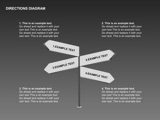 Directions Diagram Collection | PPT
