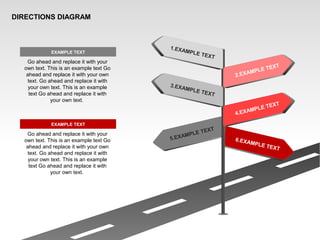 Directions Diagram Collection | PPT