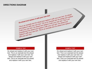 Directions Diagram Collection | PPT
