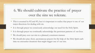 Directions for dealing with sin | PPTX
